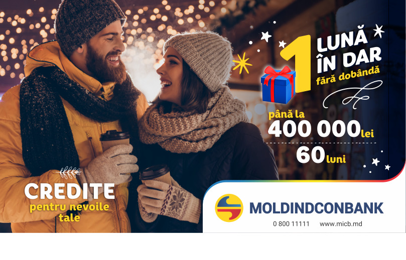Moldindconbank își bucură clienții cu o lună fără dobândă la credite - NewsMaker