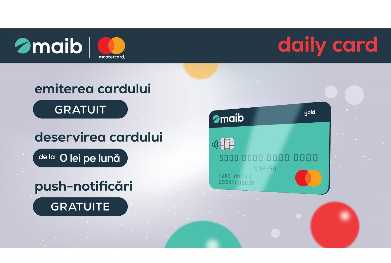 Daily card – noul card de la maib pentru plăți zilnice - NewsMaker