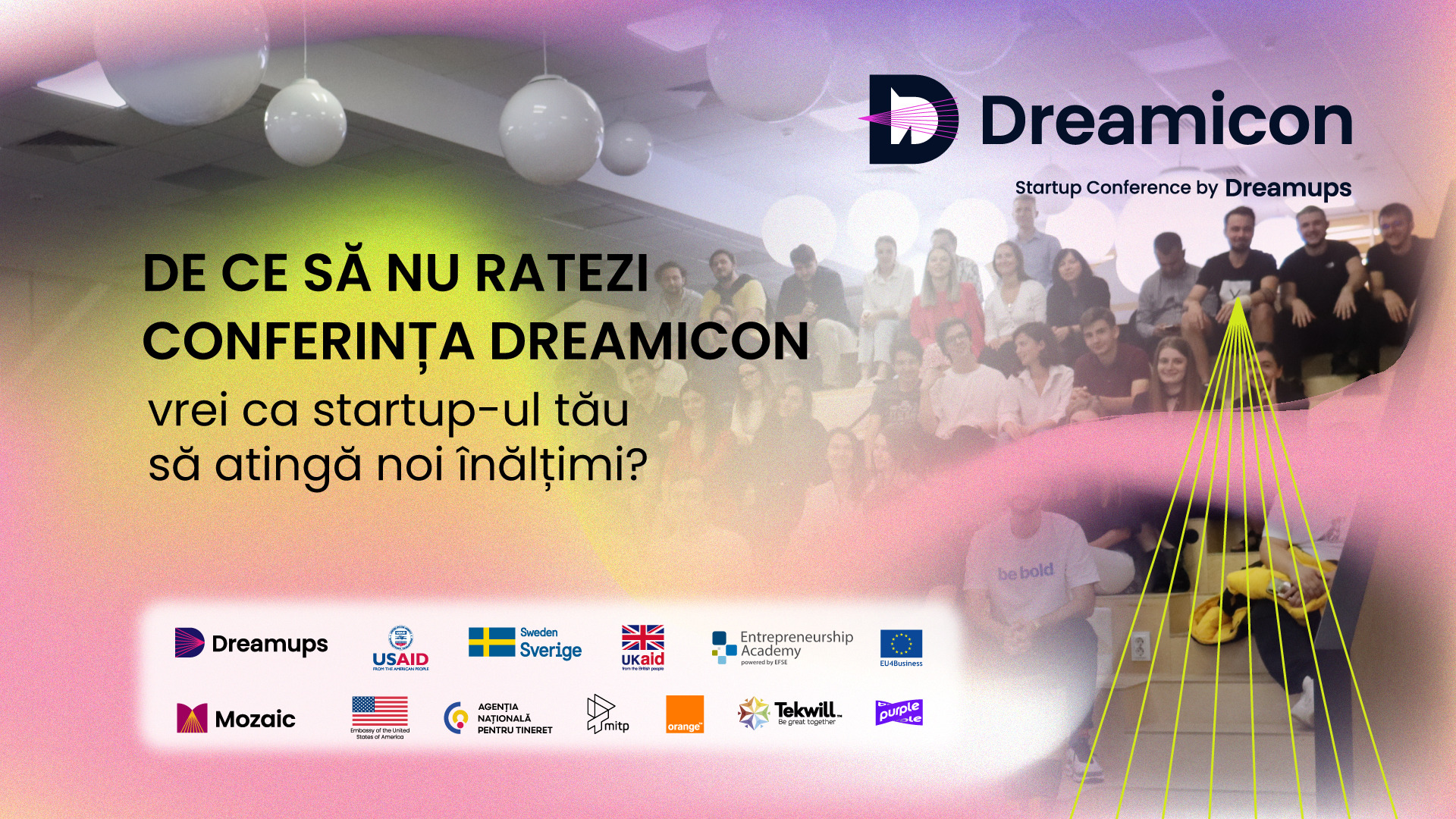 Dreamicon by Dreamups 2023: Mai mult decât o conferință - meeting pointul pentru investitori ...