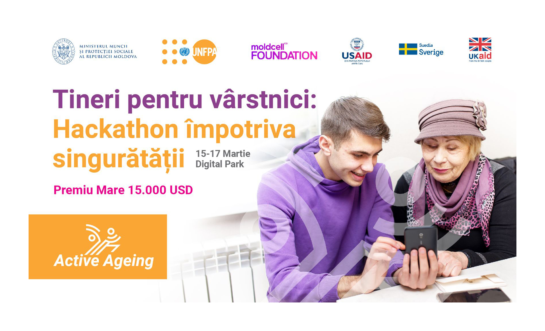 Generații unite împotriva singurătății: Lansarea Hackathon-ului dedicat inovațiilor IT pentru ...